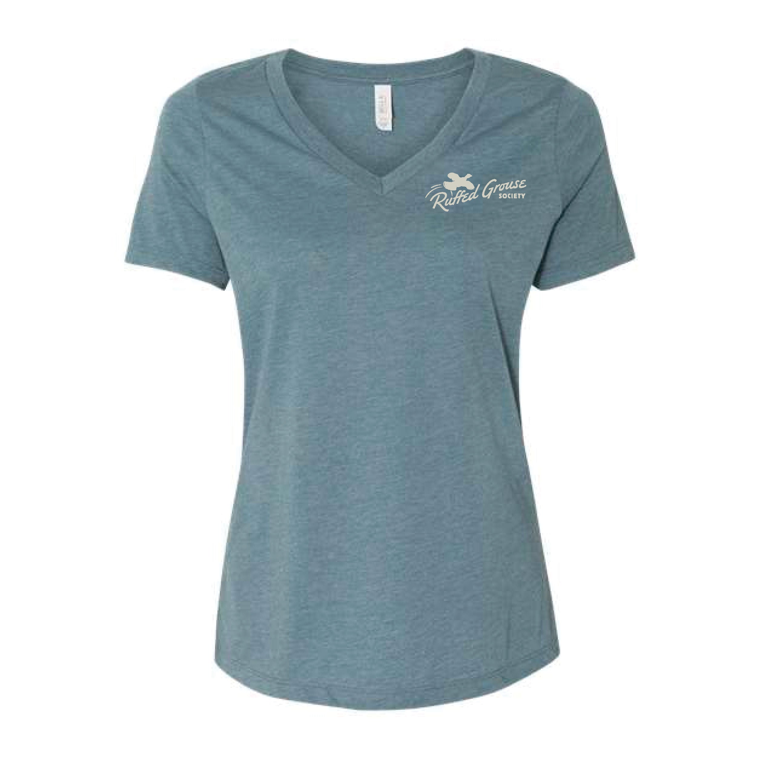 Flying Grouse Ladies V-Neck T-Shirt – RGS | AWS Upland Store